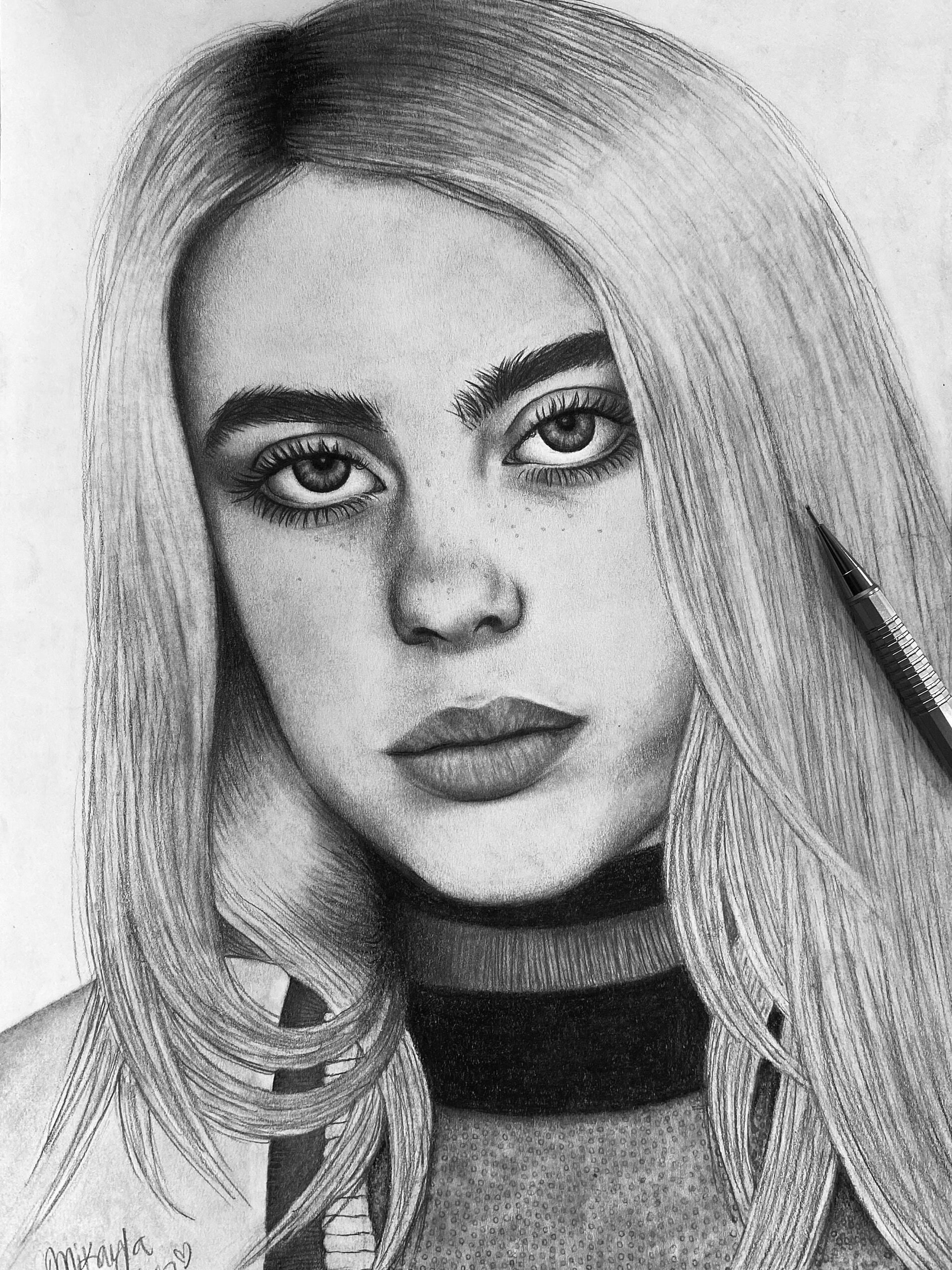 Pencil Portrait From Photo Hand Drawn Portrait Custom Pencil Drawing ...