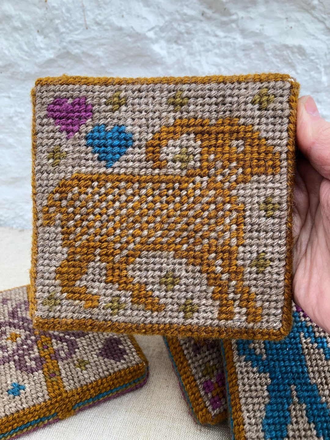 Tapestry Needlepoint Mini Kit - Castlemilk Moorit Sheep - Traditional ...
