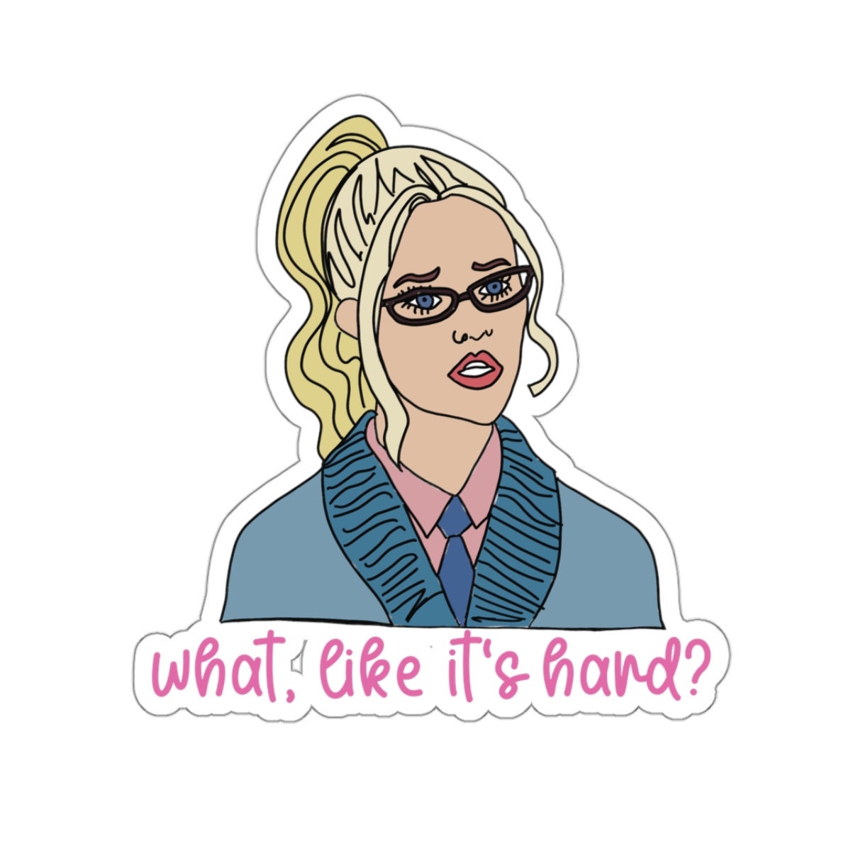 Legally Blonde Sticker - Etsy