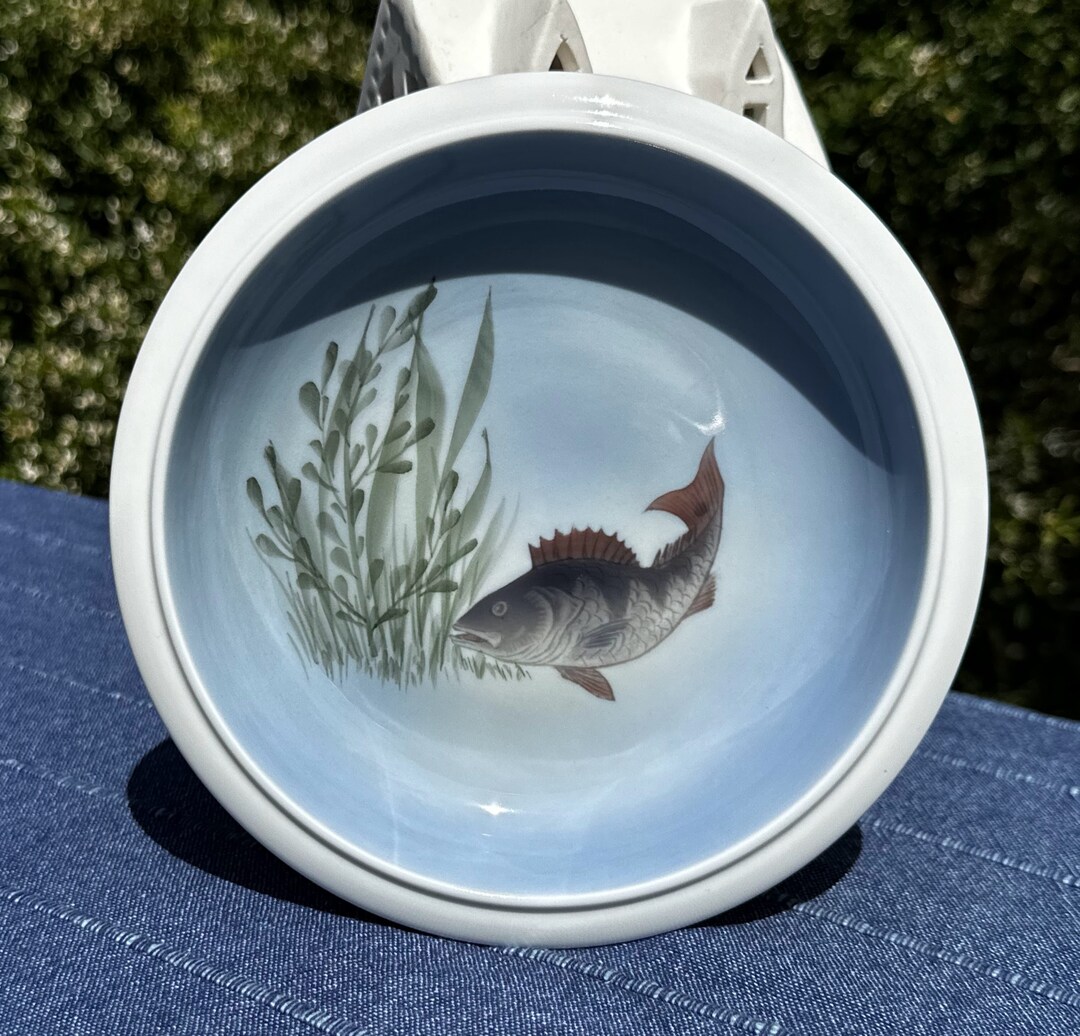 Vintage Royal Copenhagen Fish Bowl, Made in Denmark - Etsy