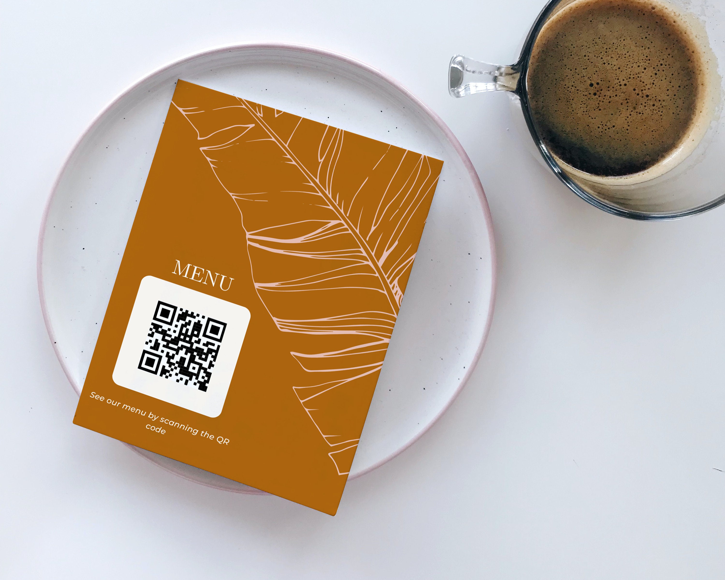 QR Code Sign Template, Custom QR Sign, Beauty Scan Sign, Scan to Pay ...