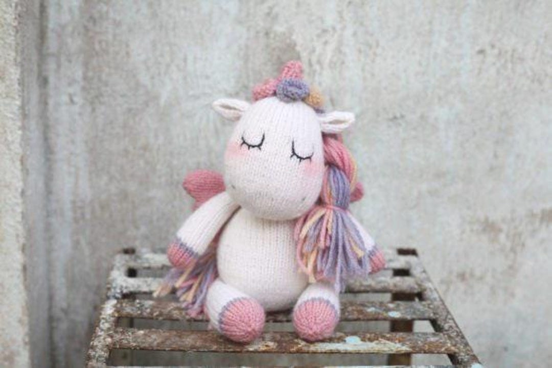 Colorful Unicorn Knitting Pattern, DIY Magical Plush (PDF Pattern) - Etsy