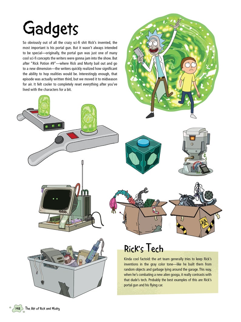 The Art of Rick and Morty - Etsy