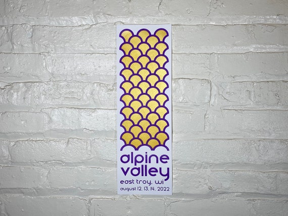 Phish Alpine Valley Poster 2022 Summer Tour - Etsy