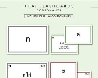 Thai Language Study - Etsy