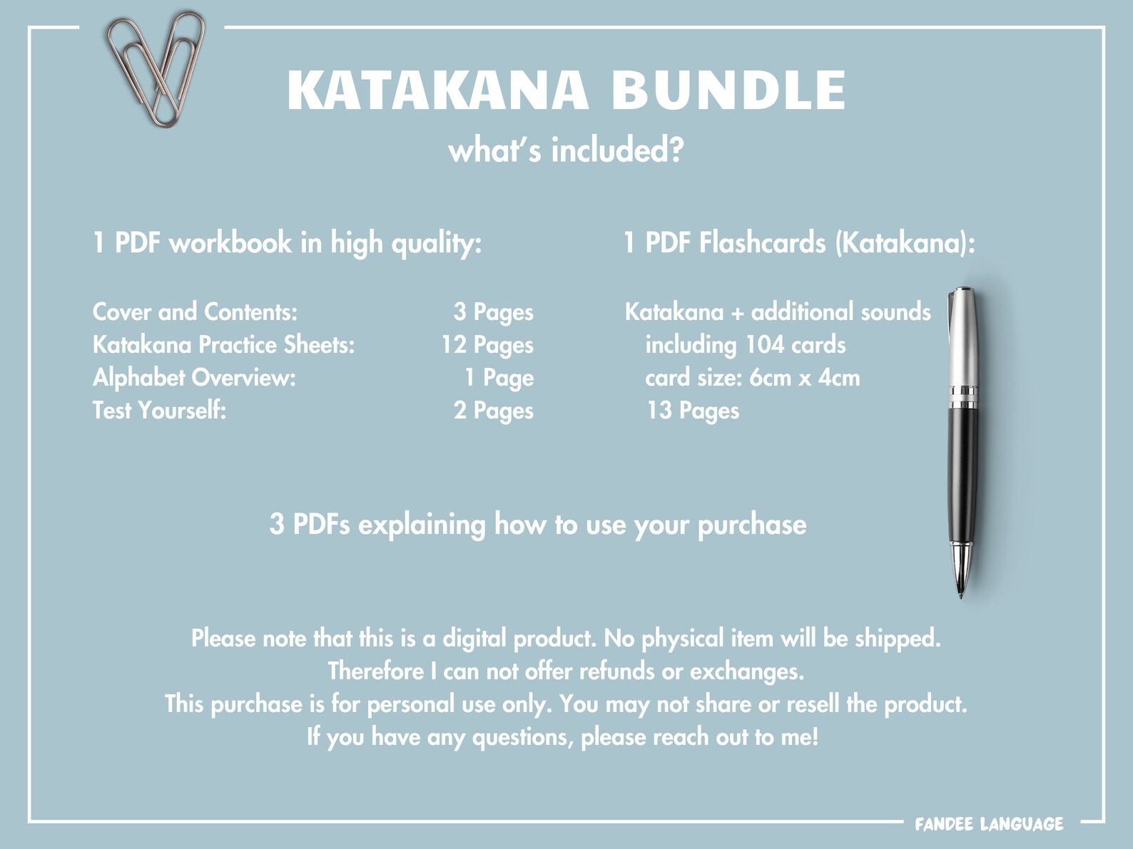 Japanese Alphabet Katakana Bundle Worksheets & Flashcards | Digital ...