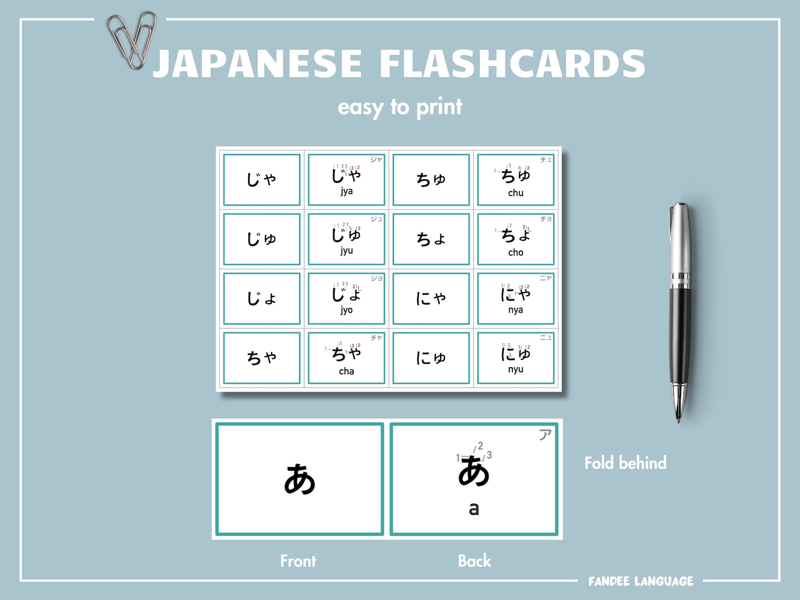 Japanese Alphabet Katakana, Hiragana 208 Flashcards DIGITAL DOWNLOAD | Study Japanese Language ...