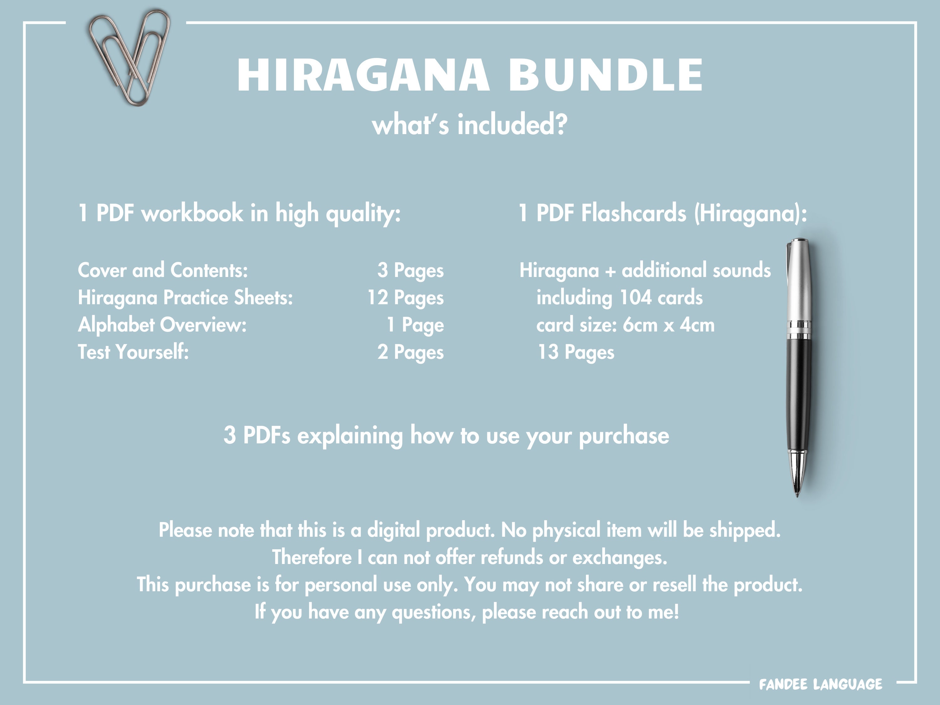 Japanese Alphabet Hiragana Bundle Worksheets & Flashcards | Digital ...