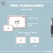 Thai Alphabet Flashcards Bundle (consonants and Vowels) DIGITAL ...