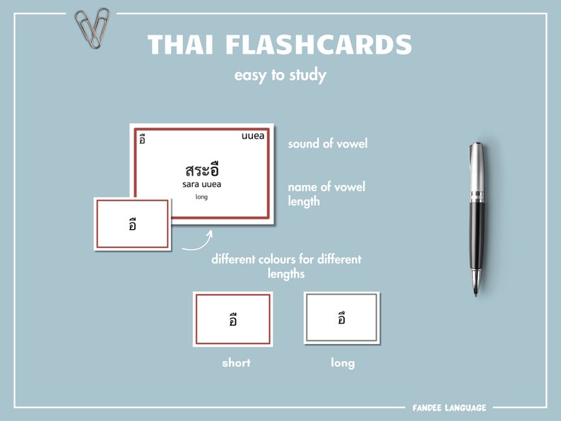 Thai Alphabet Flashcards Bundle (consonants and Vowels) DIGITAL ...