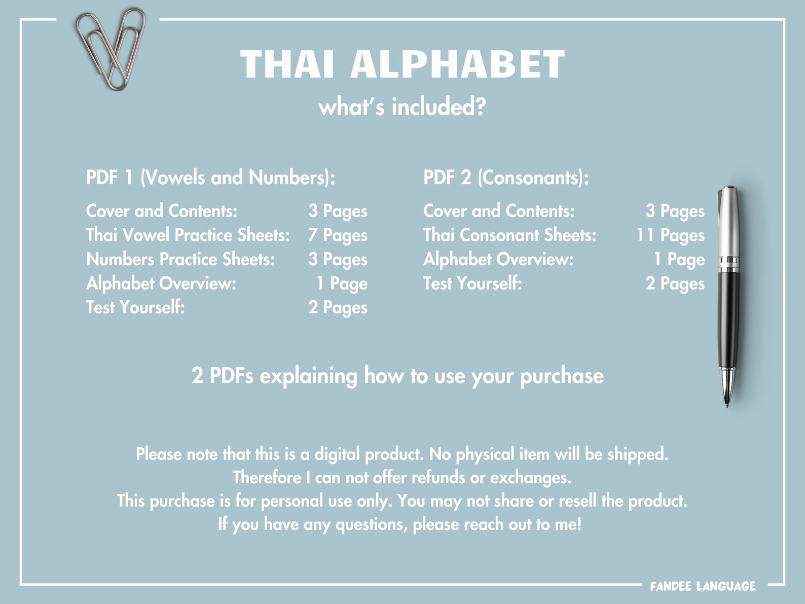 Thai Alphabet Vowels and Consonants Worksheets Notebook | Test Yourself ...