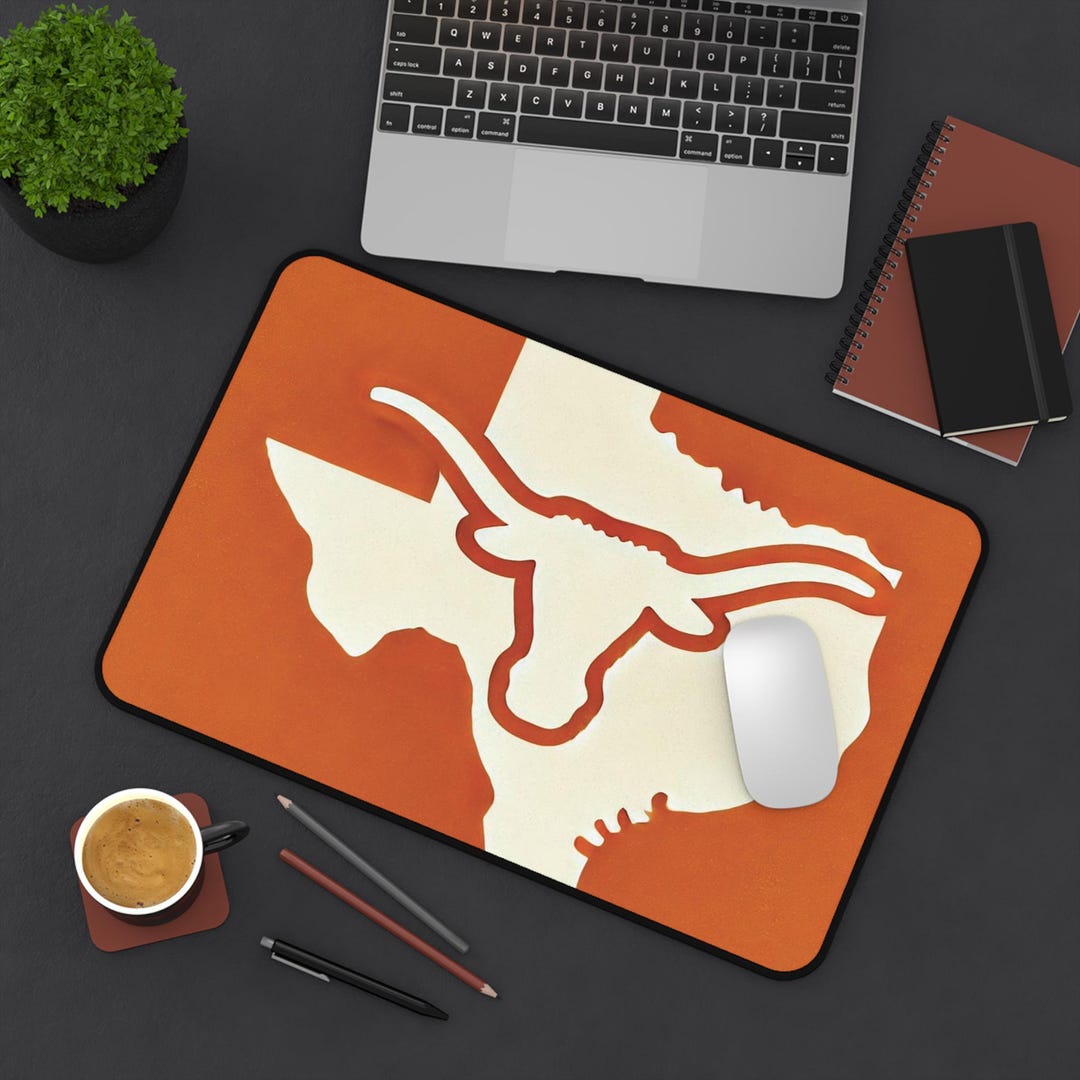 Texas Longhorns Desk Mat, University of Texas Desk Mat, College ...
