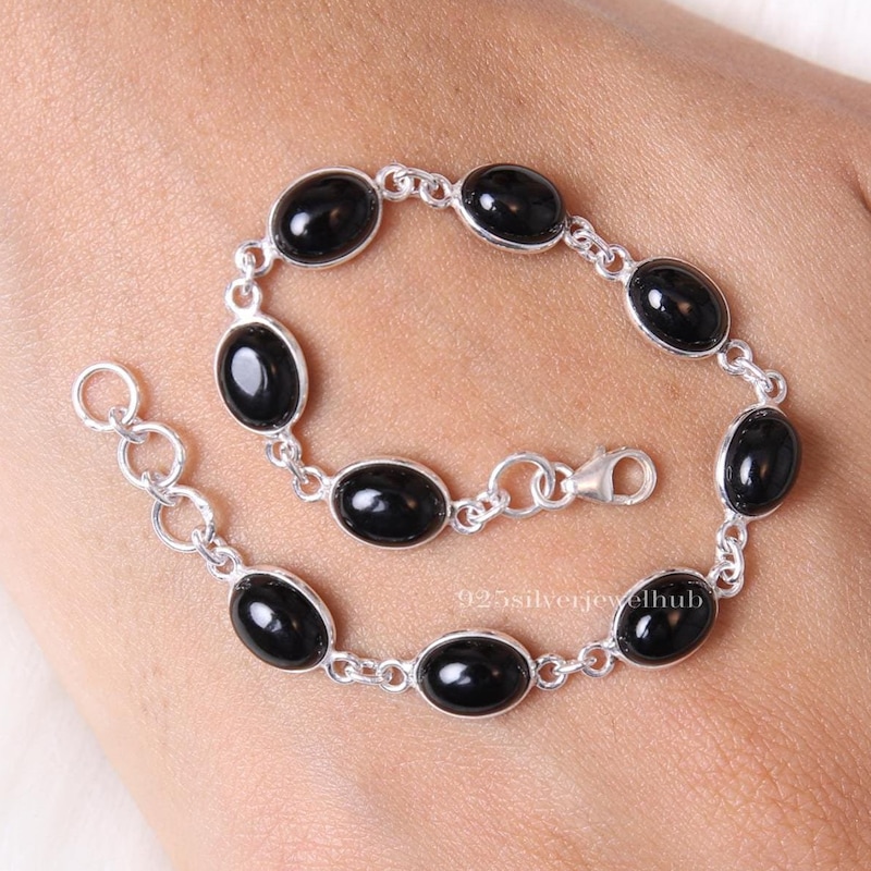 Black Onyx Bracelet - Etsy