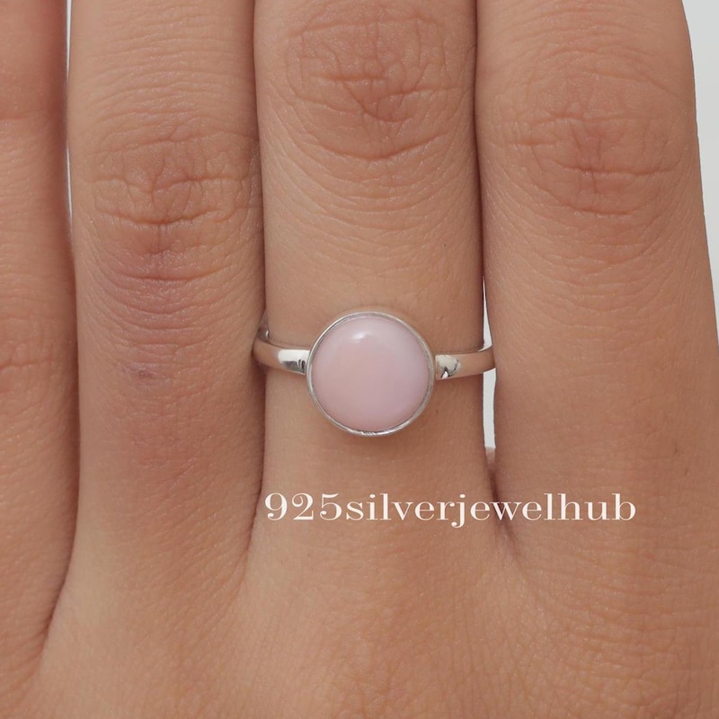 Pink Fire Opal Ring - Etsy