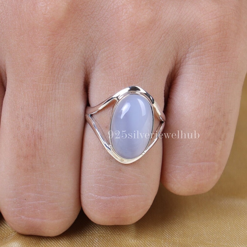 Chalcedony Ring - Etsy