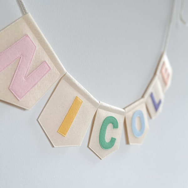 Pastel Bunting - Etsy