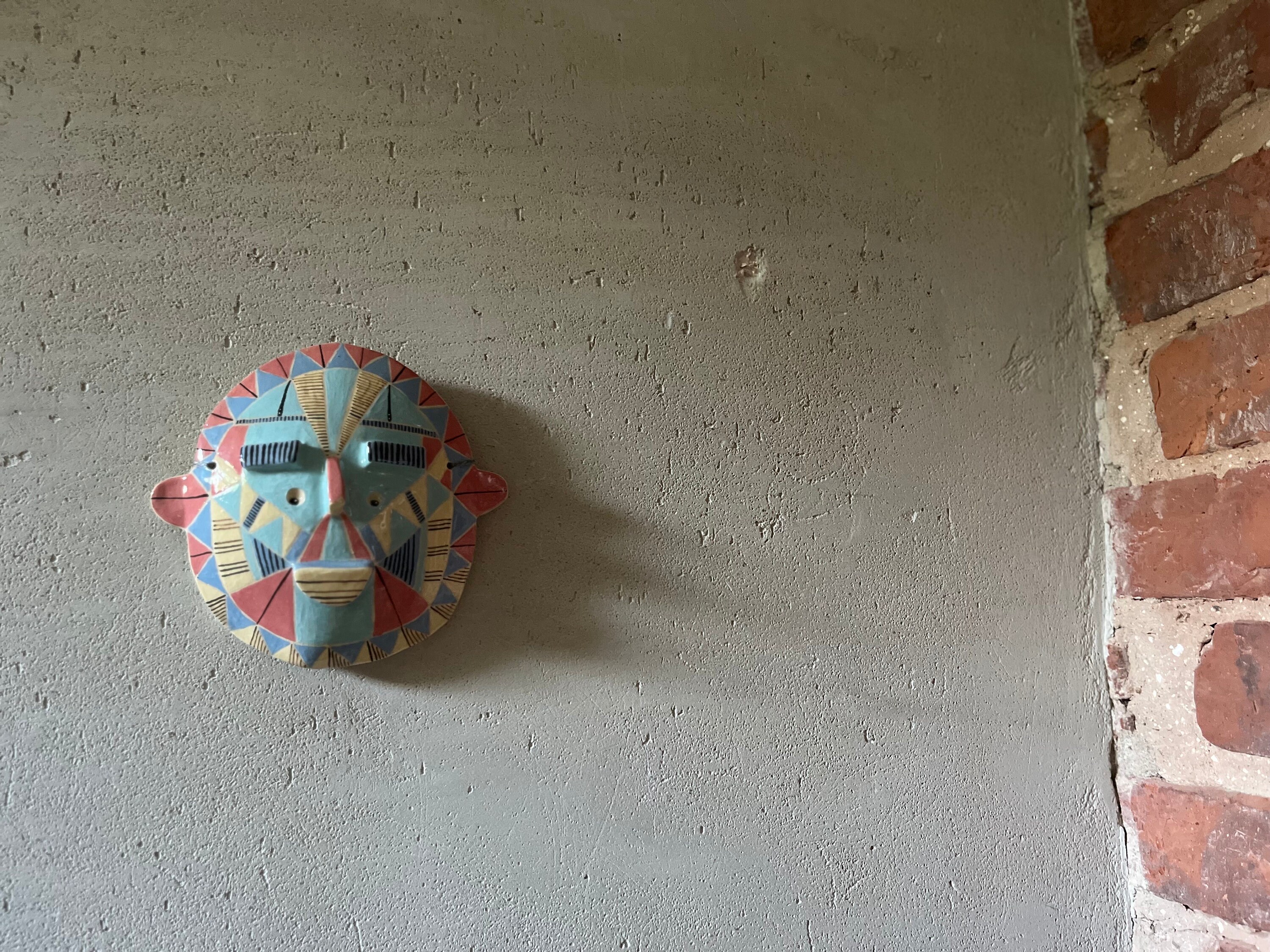 Decorative Ceramic Mask, Handpainted and Handmade Original Ceramic Wall ...