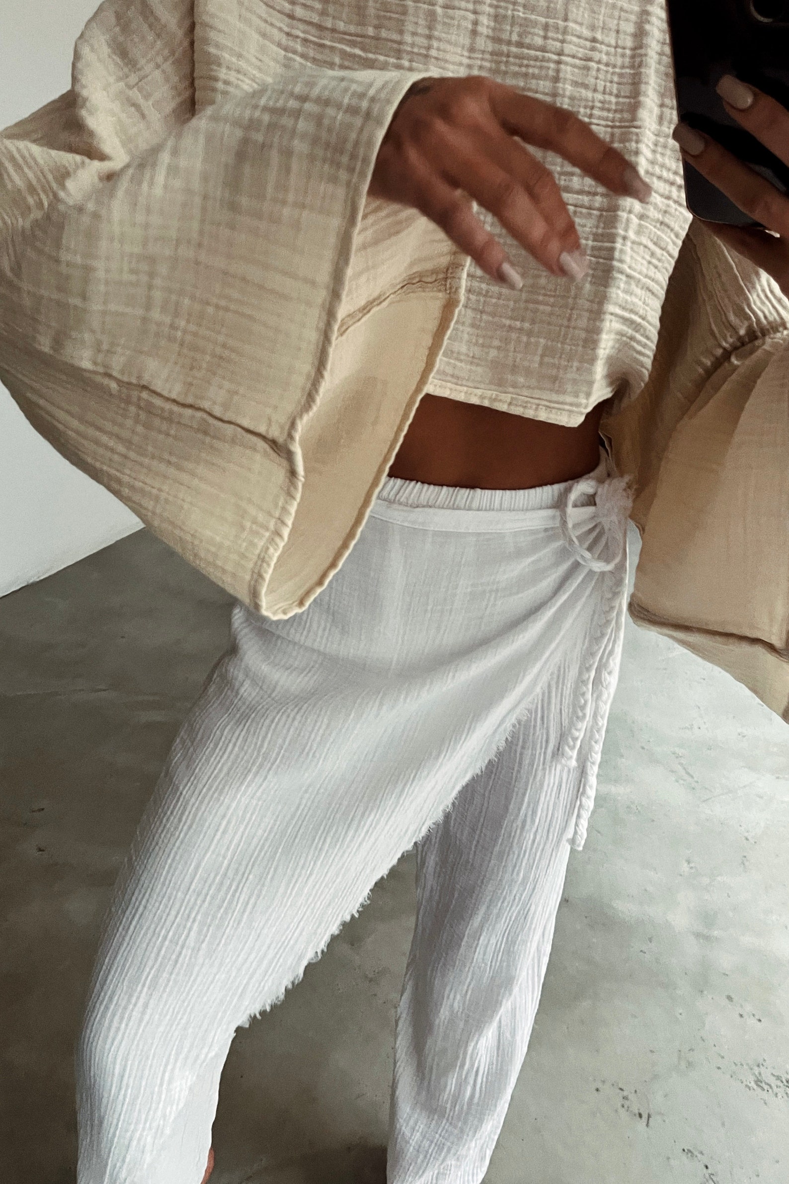Turkish Cotton Harem Pants: Boho High Waist Yoga Trousers,wide Leg ...