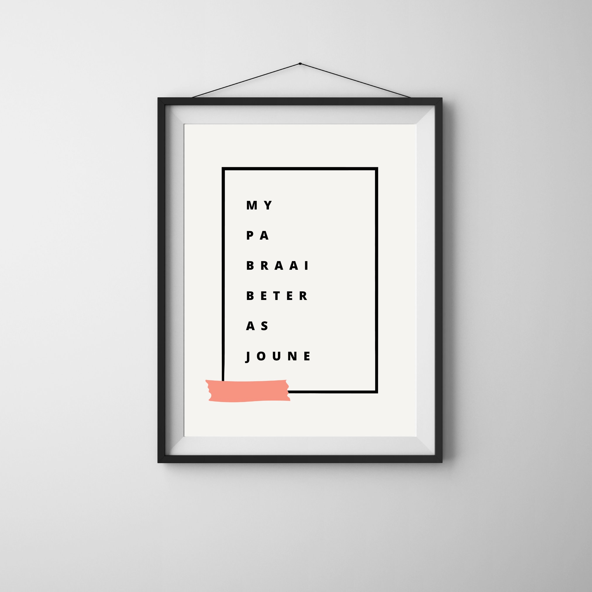 Afrikaans Poster, Instant Download, A4 Poster, Print at Home, for ...