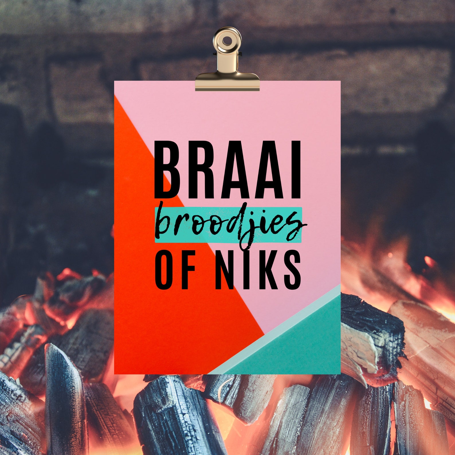 Afrikaans Poster for Braaiers, Braaibroodjies, Funny Print, A4 Braai ...