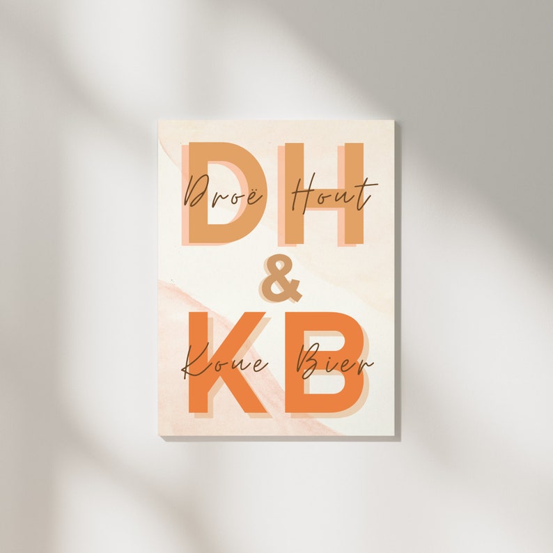 Afrikaans Poster A4 Inspirational Poster Braai Print for - Etsy