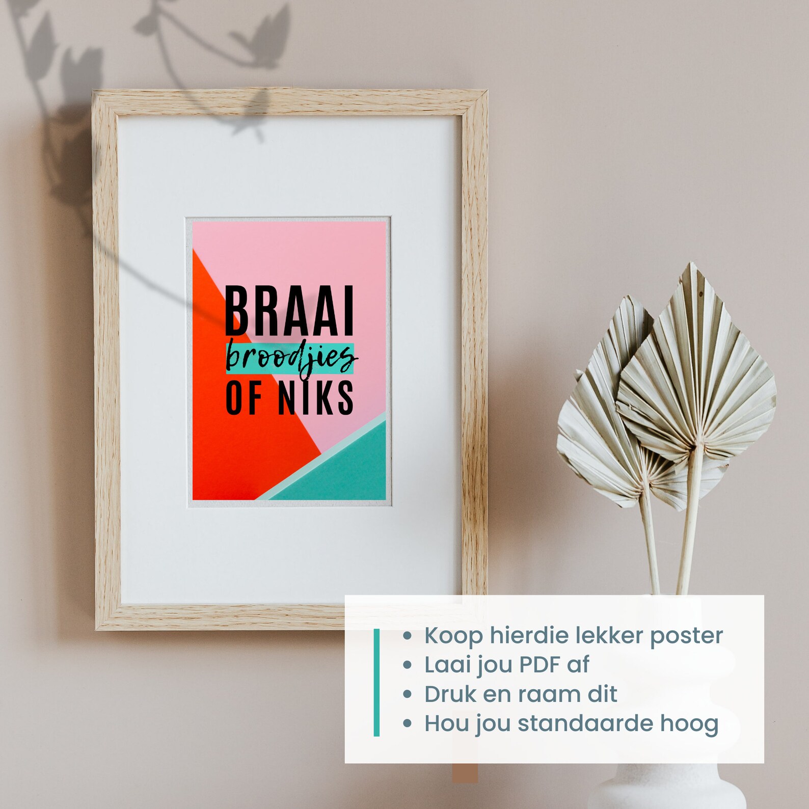 Afrikaans Poster for Braaiers, Braaibroodjies, Funny Print, A4 Braai ...