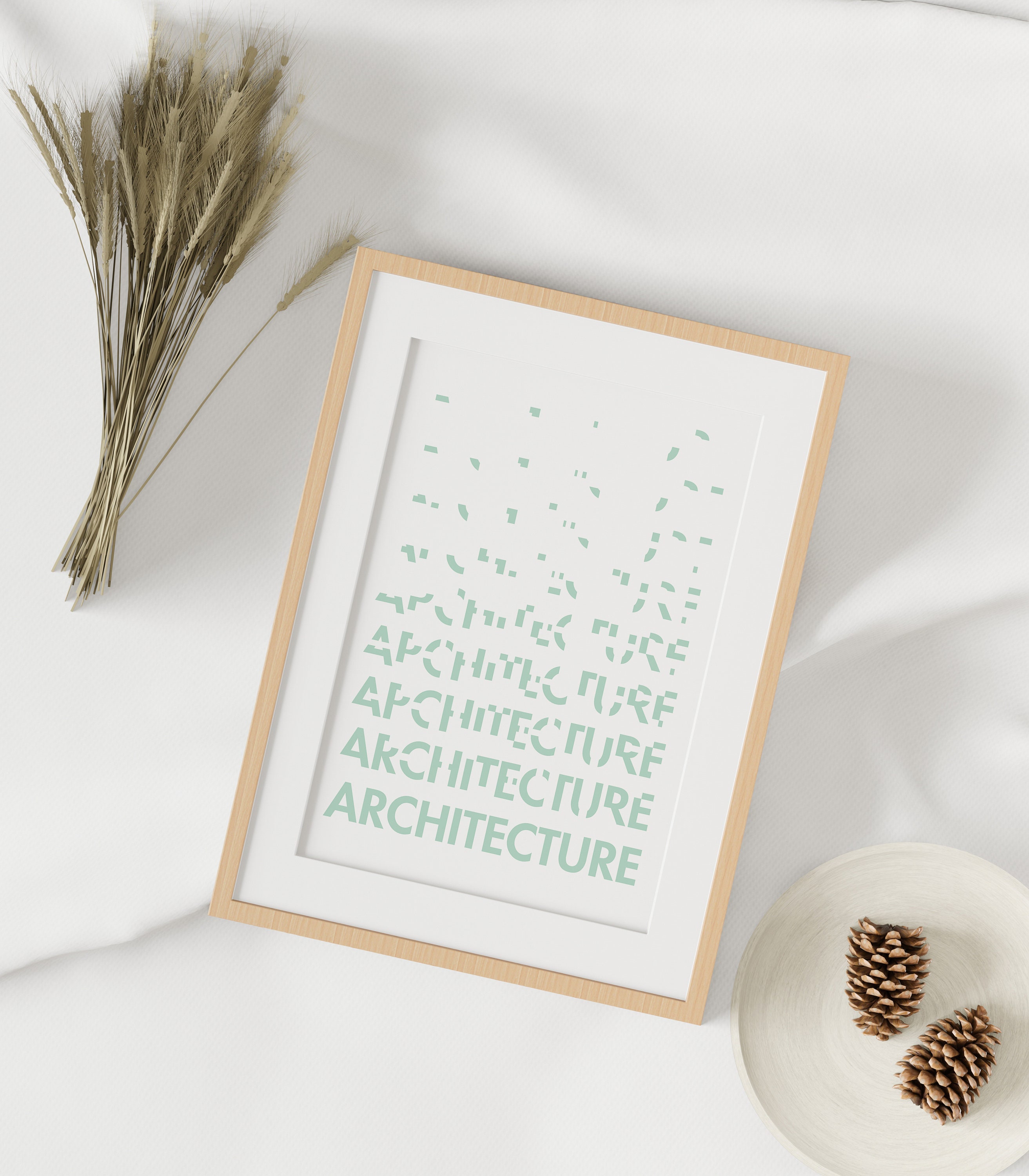 Pster Minimal Architecture, Digital Typographic Poster - Printable ...