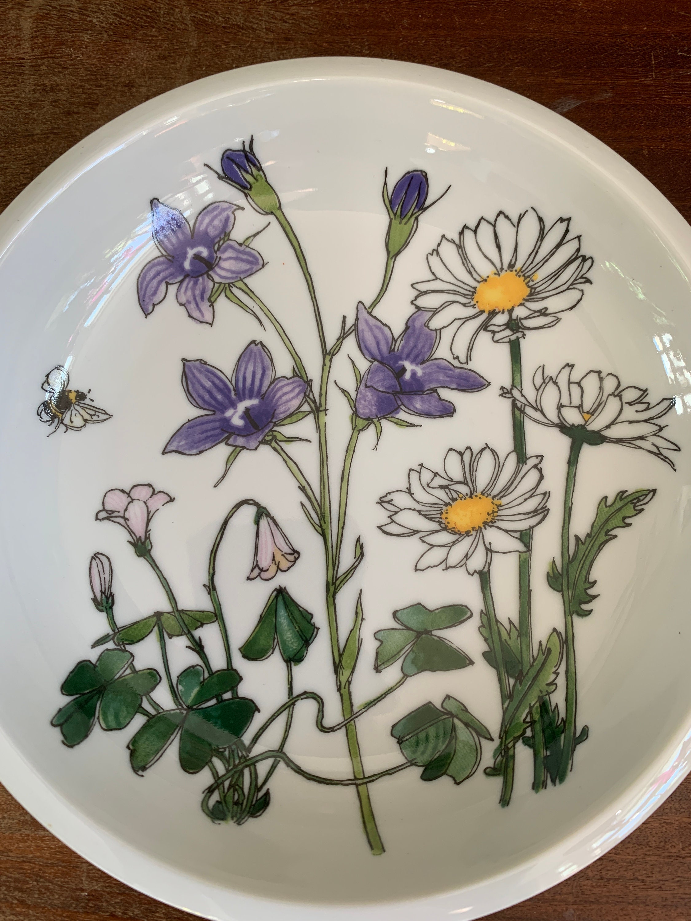 Rare 70s IKEA MIDSOMMAR Salad Plate Midsummer Marguerite Walfridson ...