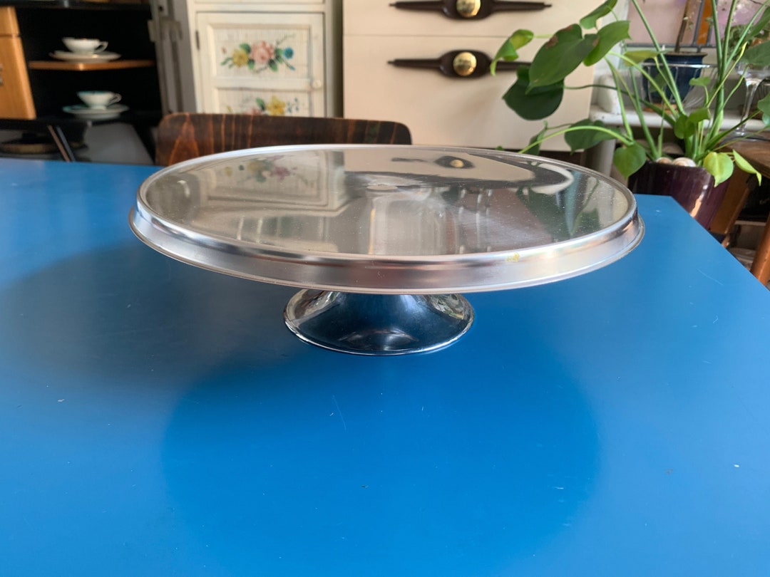 70s Made in West Germany CHG Cake Stand Comport Metal Large Vintage - Etsy