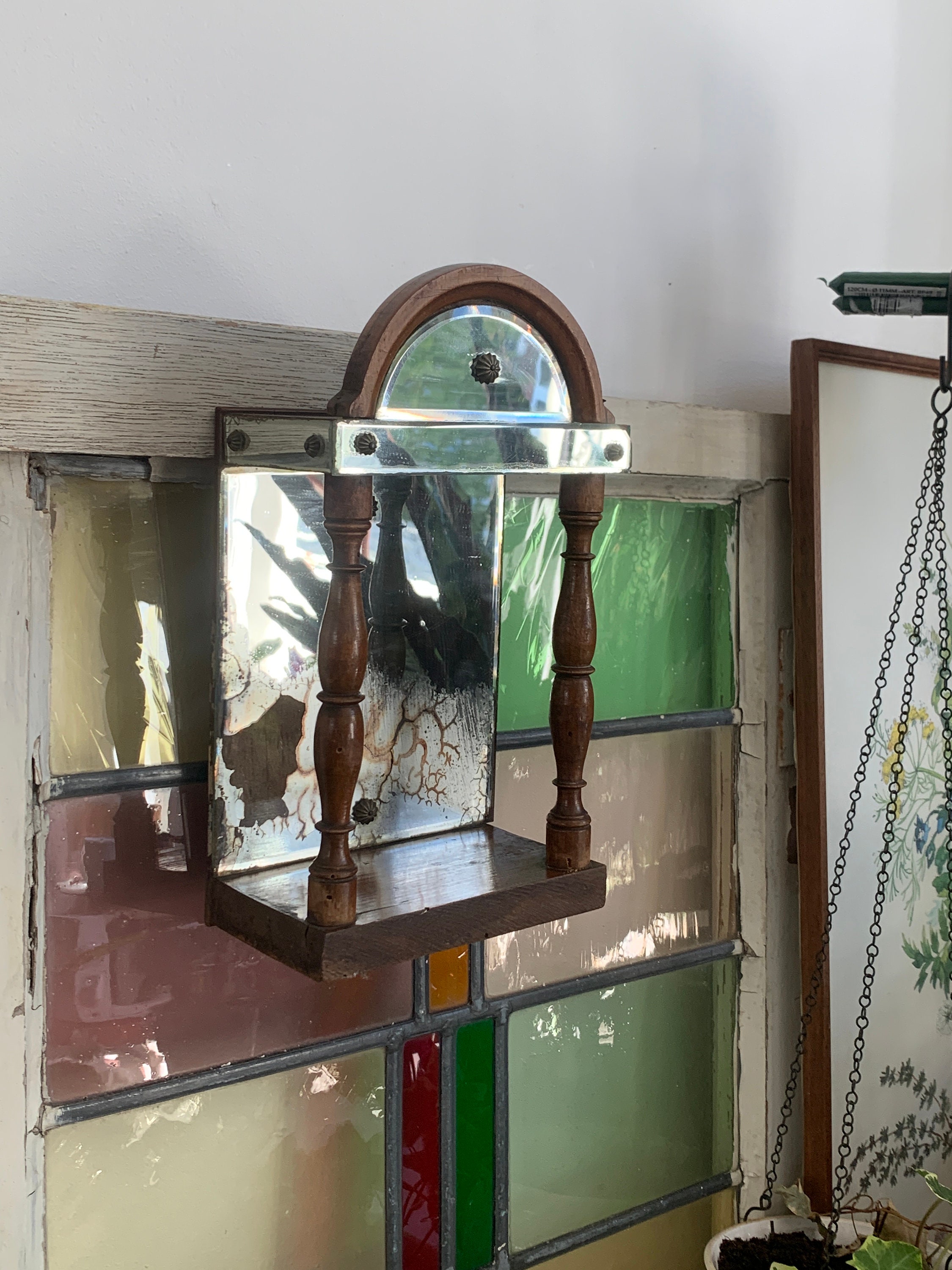 Rare Chapel Niche for Statue Wooden Antique Mirror Wall - Etsy