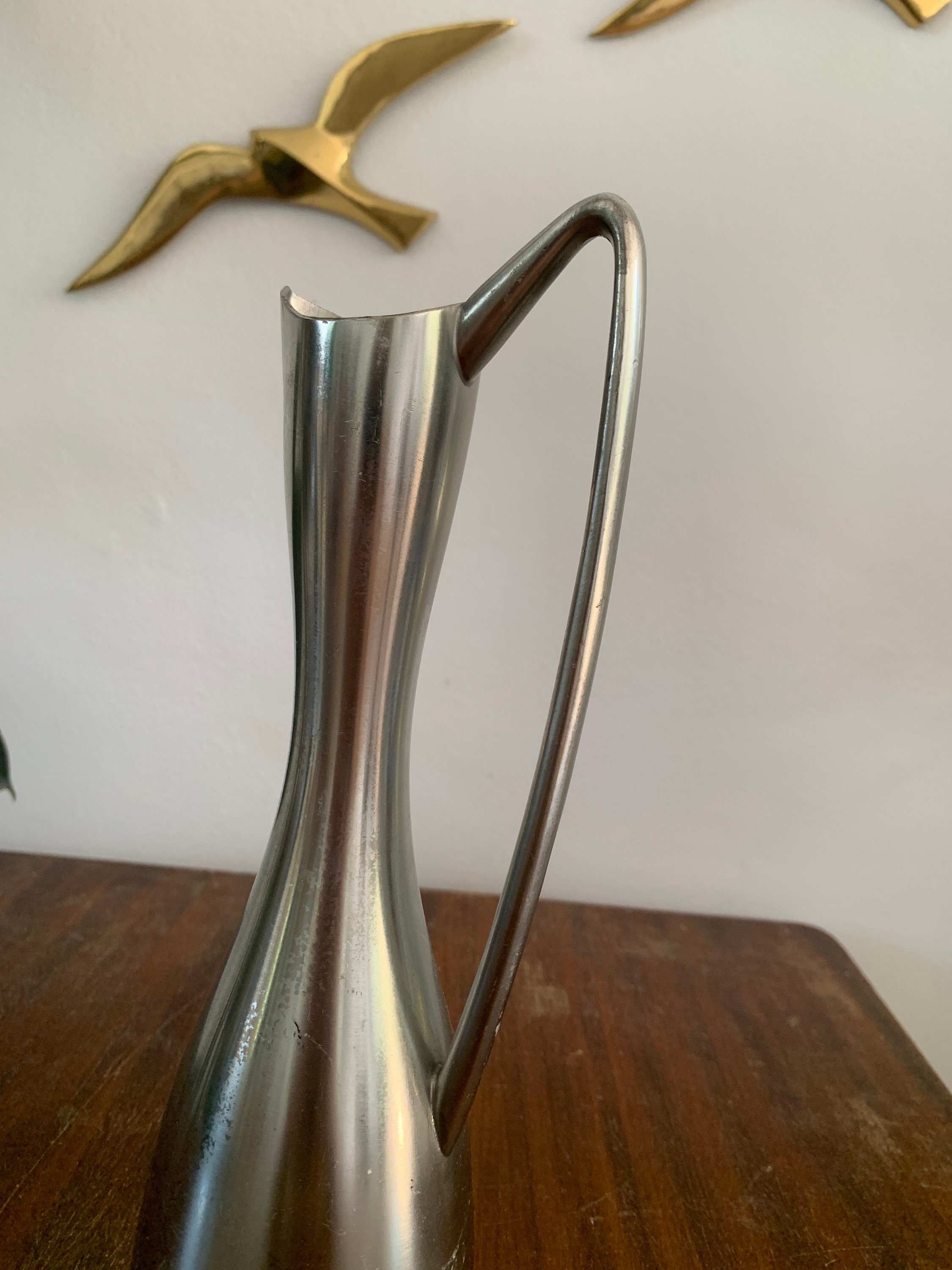 METAWA Tiel Holland Tradmark Pewter Flower Vase Artdeco Style Vintage ...