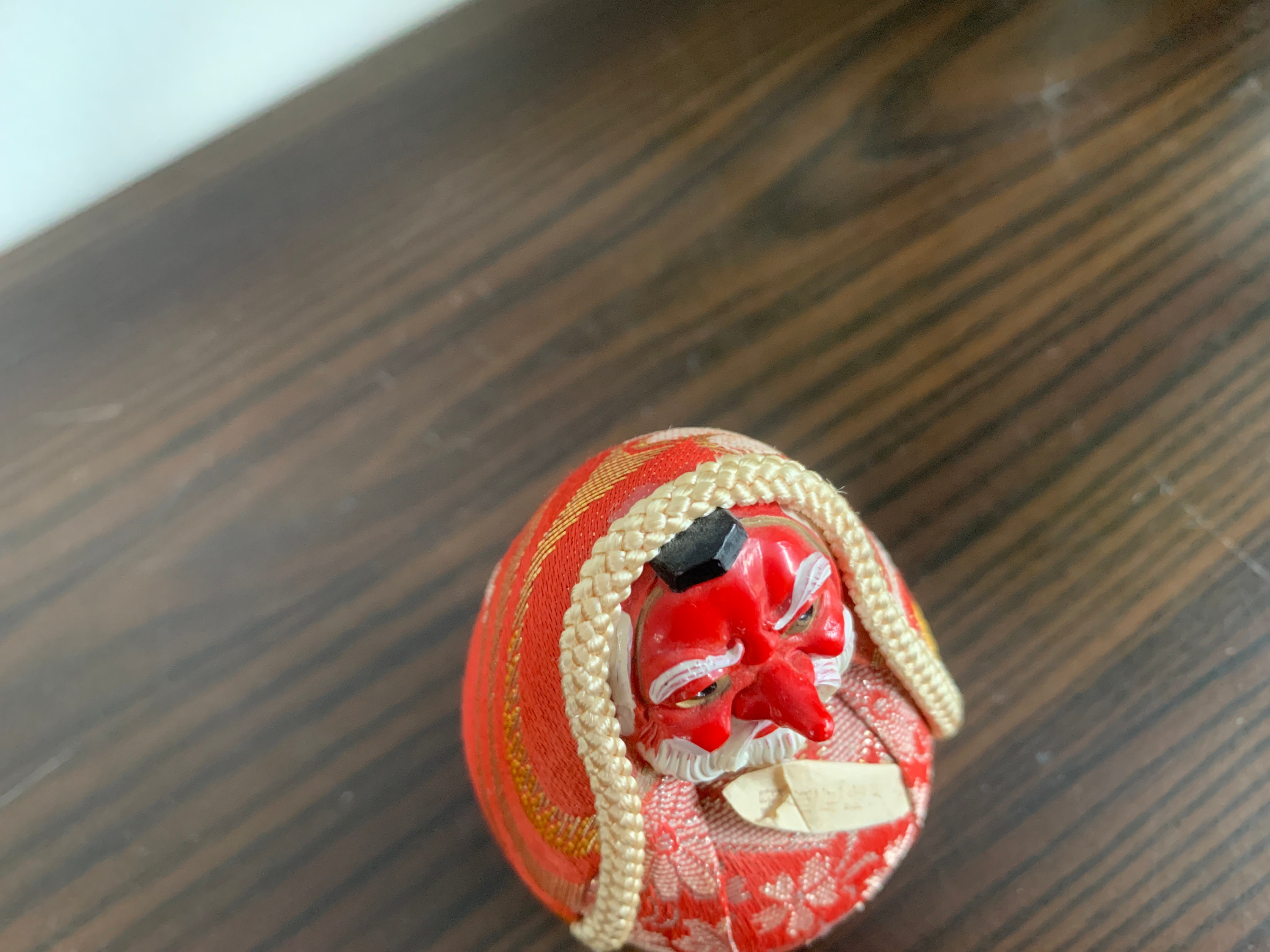 Japanese Doll Kimono Tengu(天狗) Daruma Long Nosed Goblin Purple Vintage ...