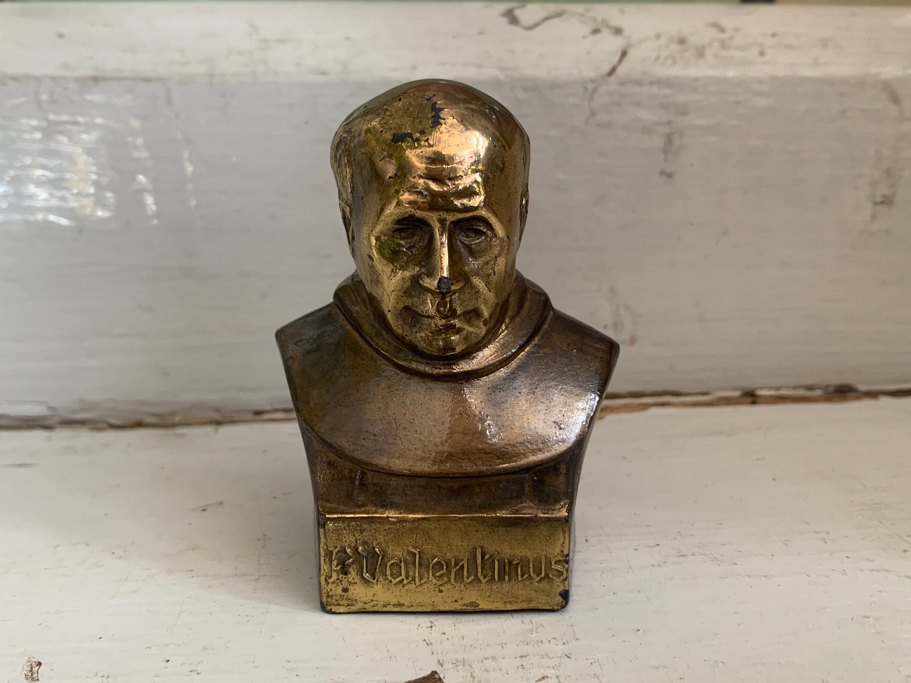 Valentinus Paquay Bust Statue Desk Top White Vintage - Etsy