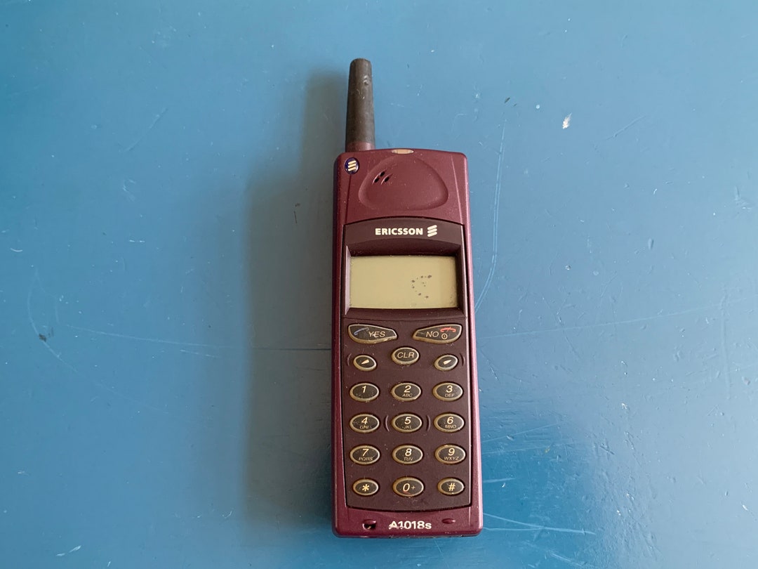 90s ERICSSON 1018s Vintage Untested Retro Purple Mobile Phone - Etsy