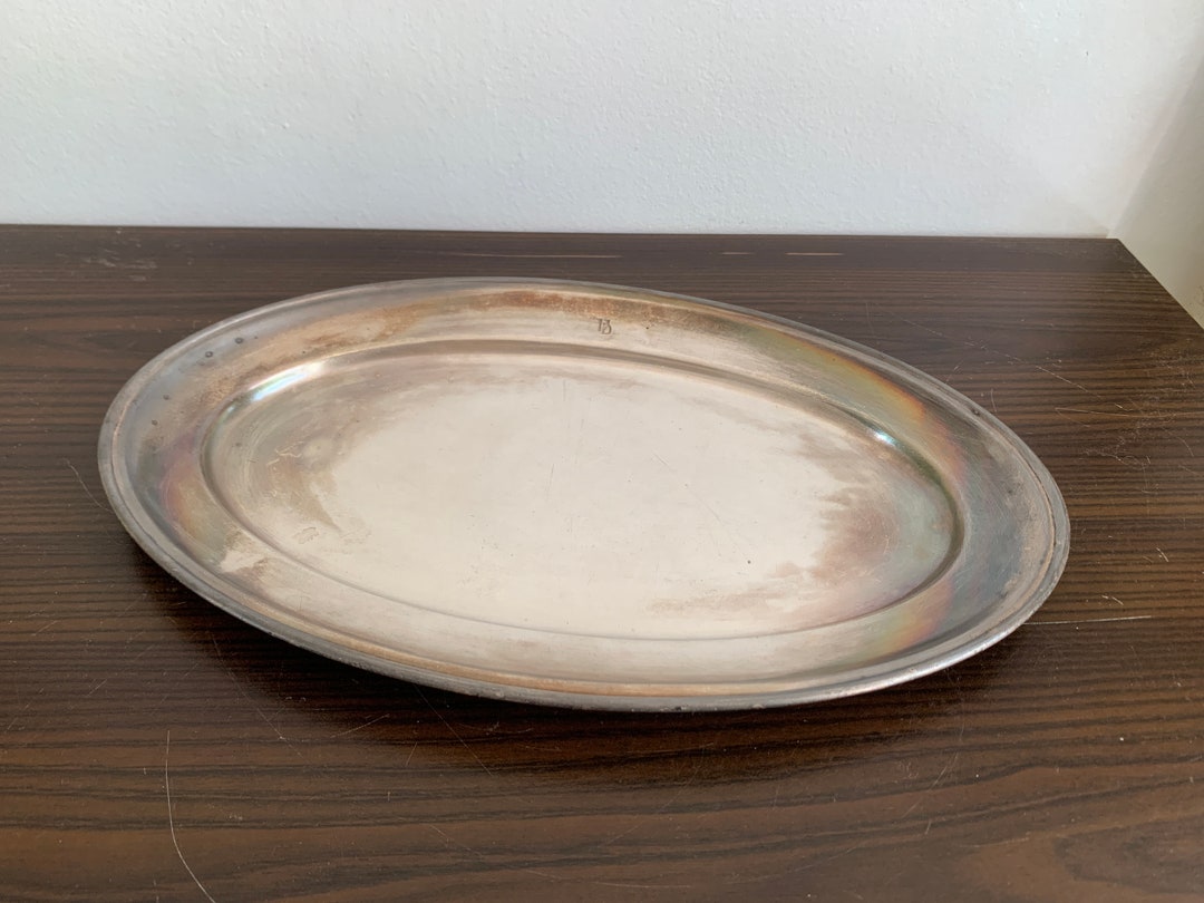 Silver Plated 90 SOLA Plate Oval Vintage Dutch - Etsy