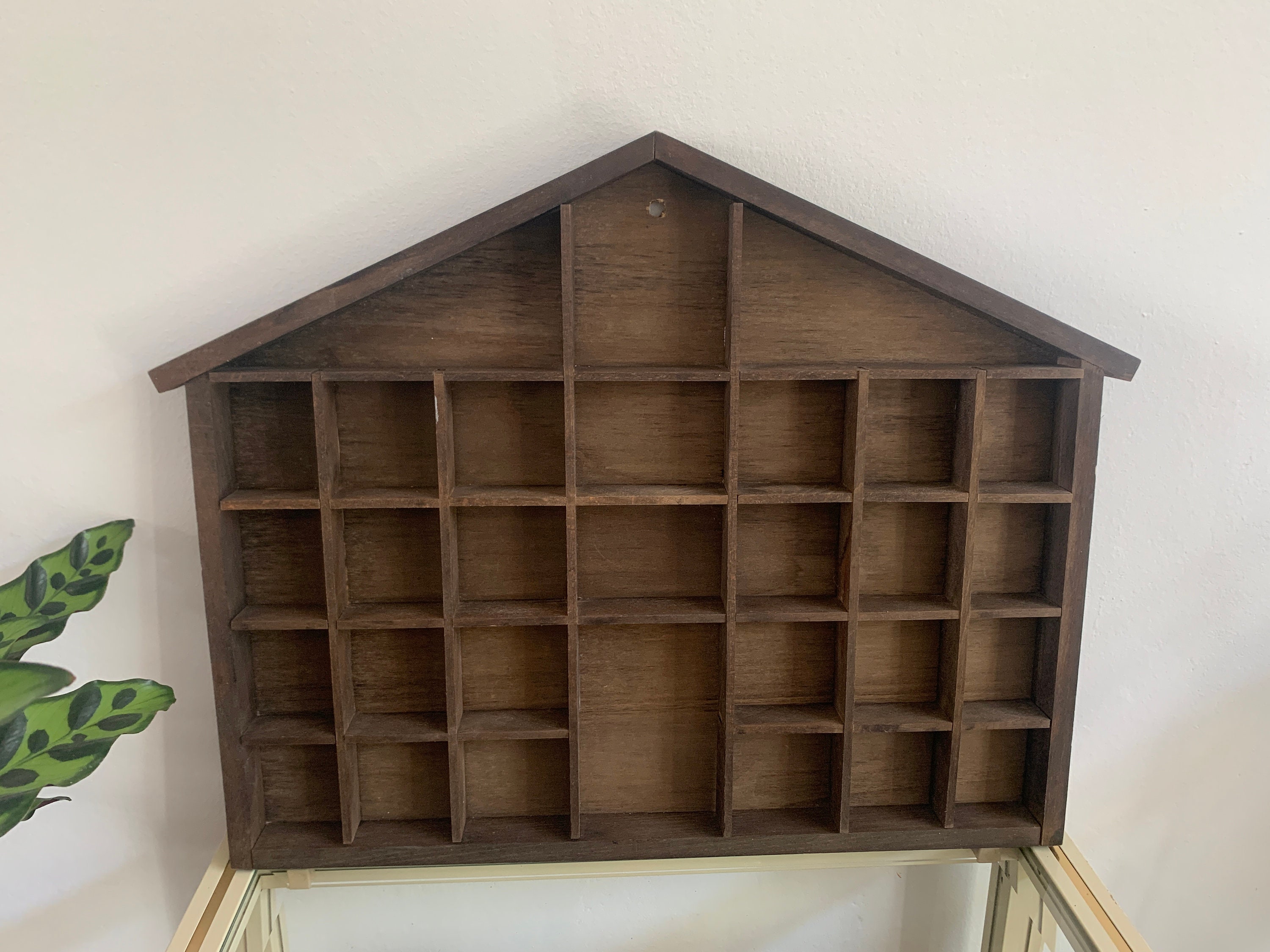 Wooden House Wall Hanging Vintage Large Figure Display No.2 - Etsy