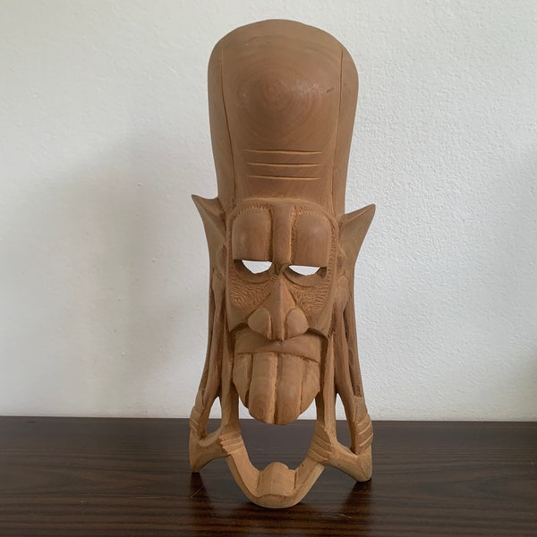 African Mask Stand - Etsy