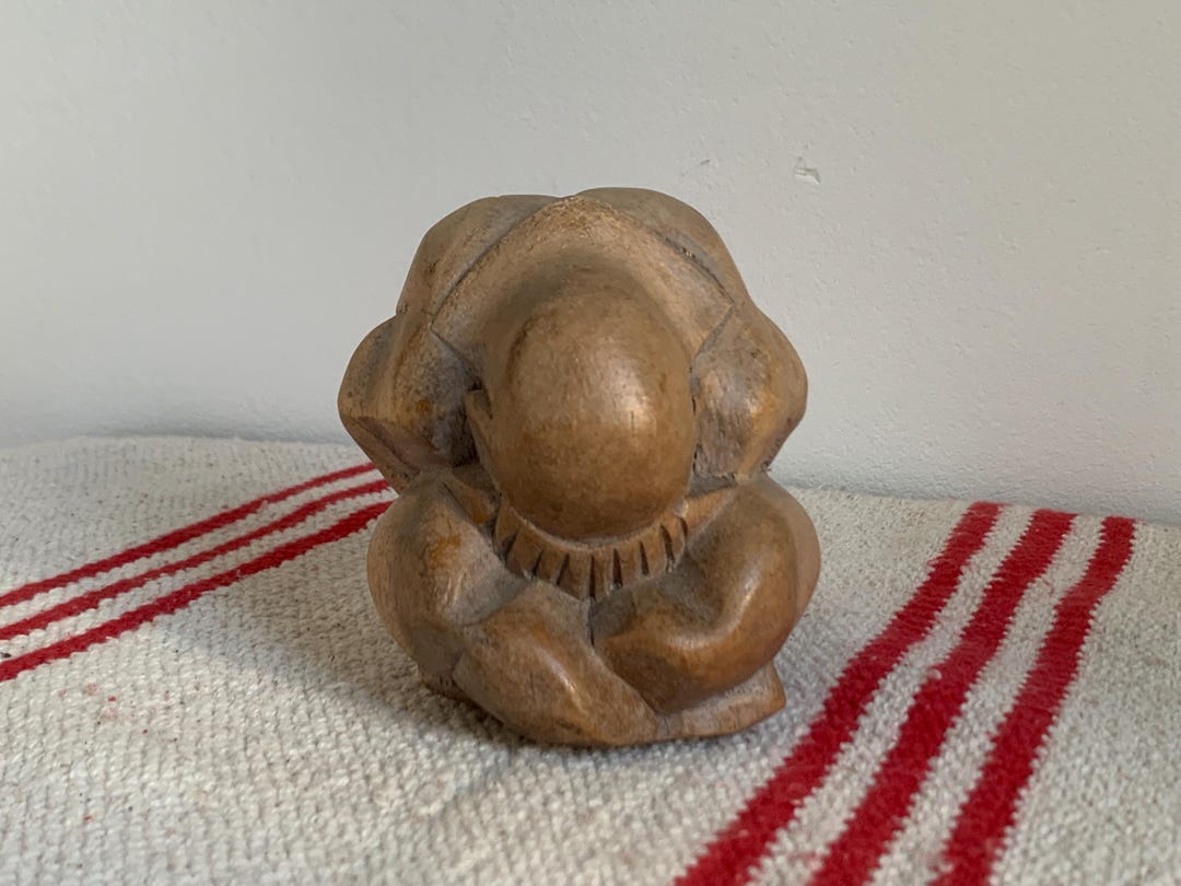 Wooden Antique Buddha Crying Figurine Statue Carving Chinese - Etsy