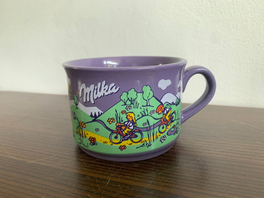Milka Chocolate Mugcup Ceramic Vintage Purple - Etsy
