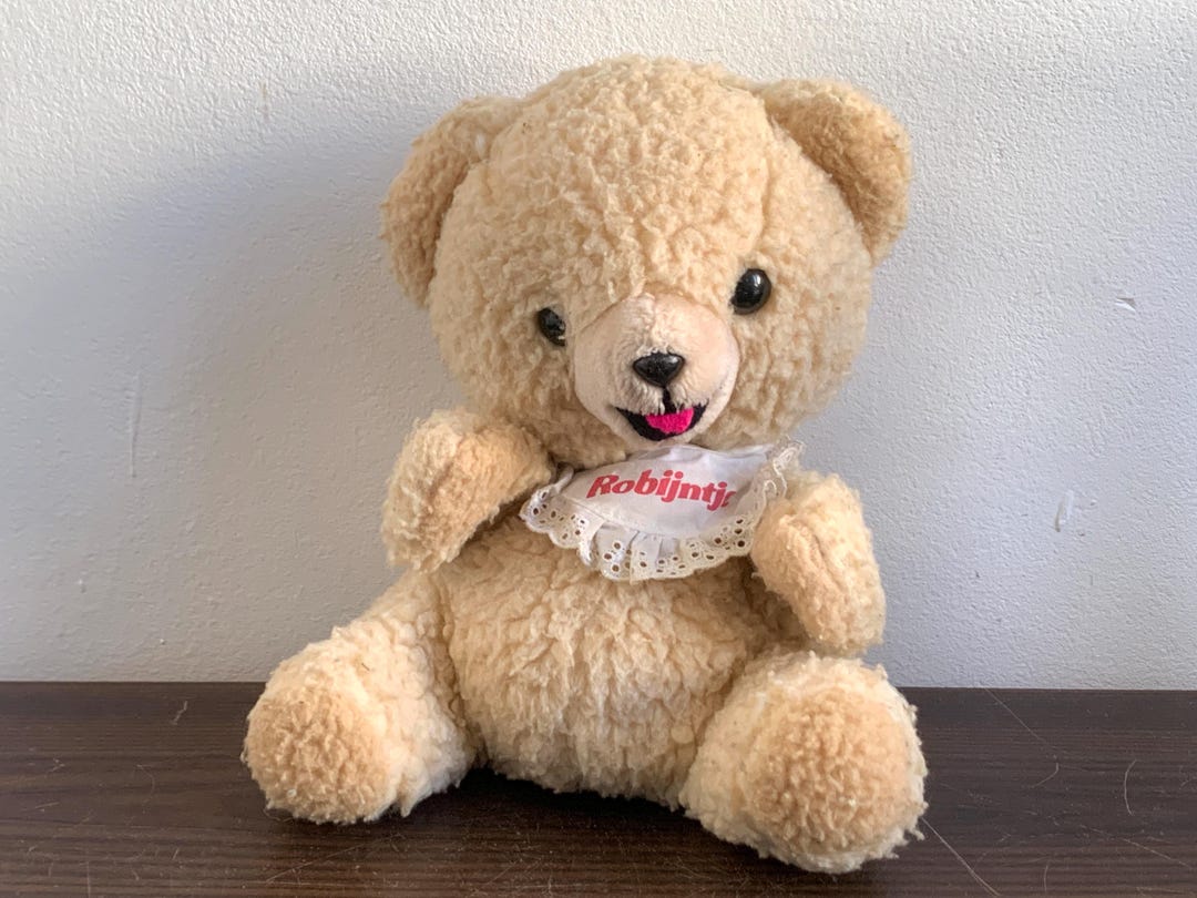 Robijntje Teddy Bear Hand Puppet Vintage - Etsy