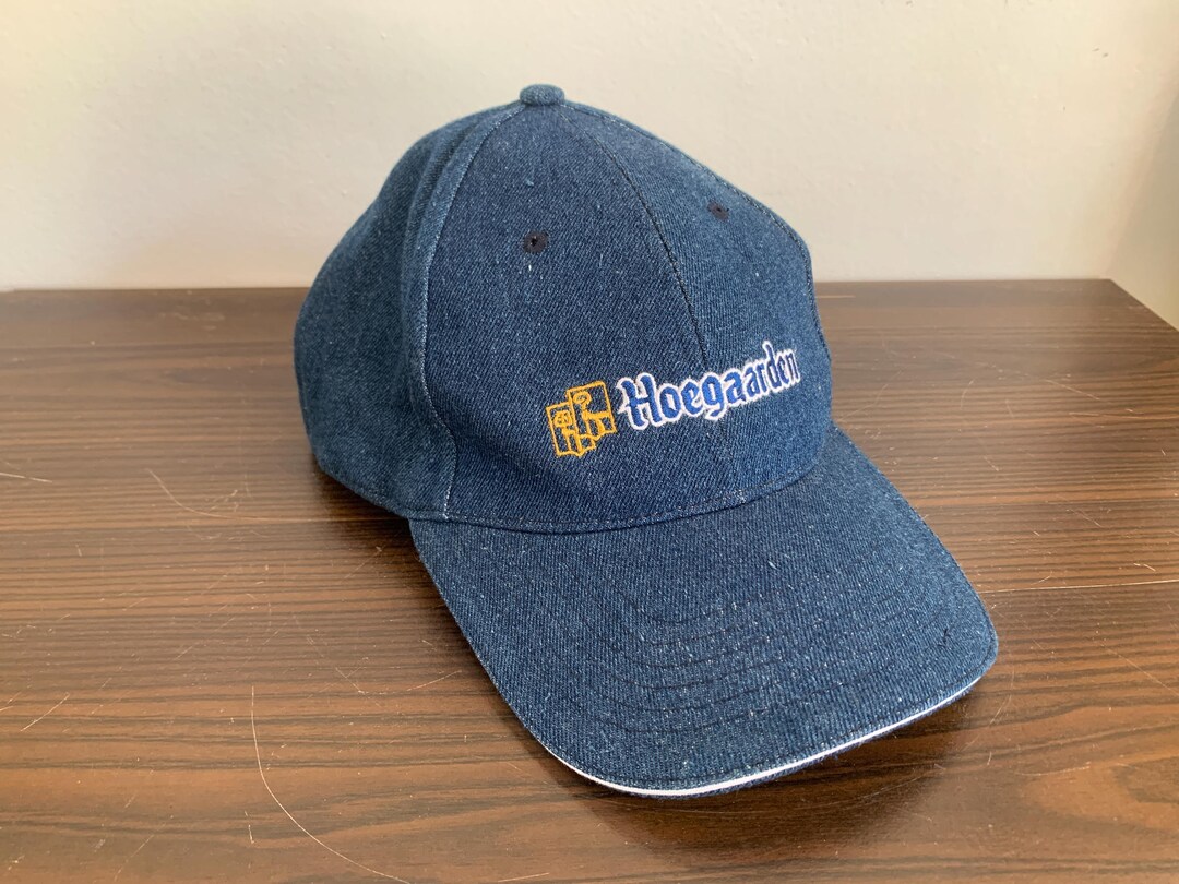 Hoegaarden Denim Hat Baseball Cap Belgian Beer Vintage - Etsy