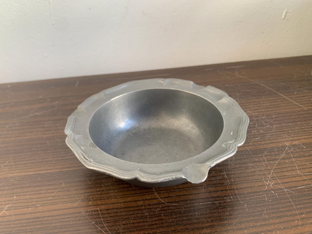 Pewter Ashtray Vintage - Etsy