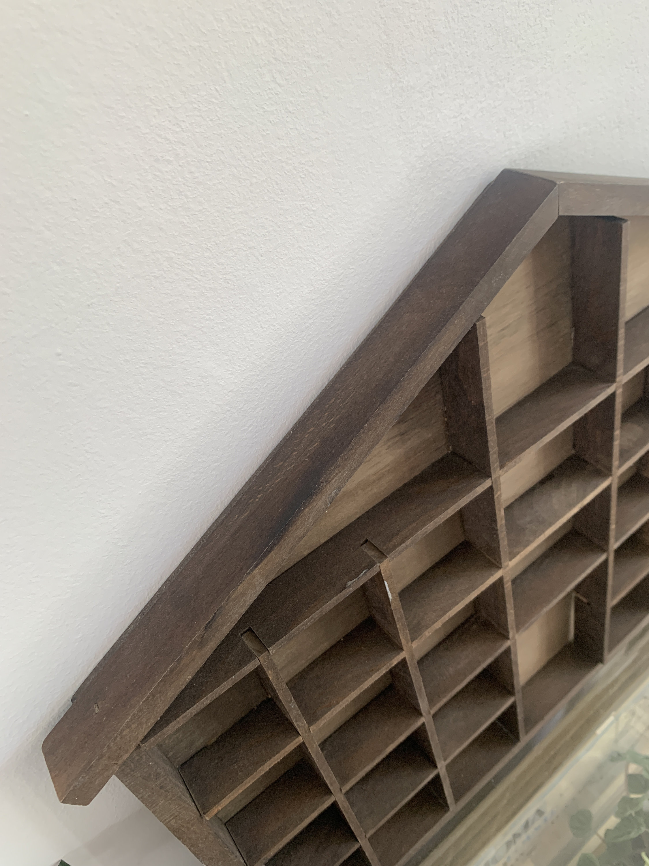 Wooden House Wall Hanging Vintage Large Figure Display No.2 - Etsy