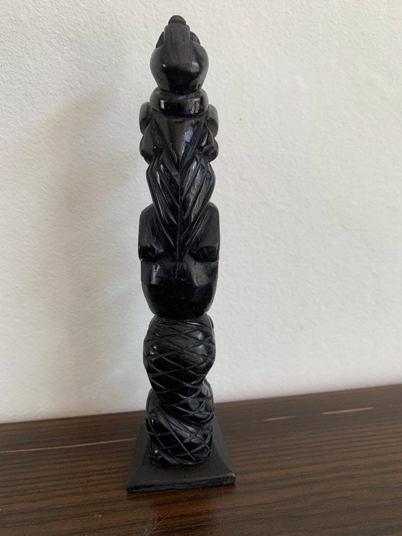 Totem Pole Statue Native Aboriginal Snake Bird Sculpture Vintage - Etsy