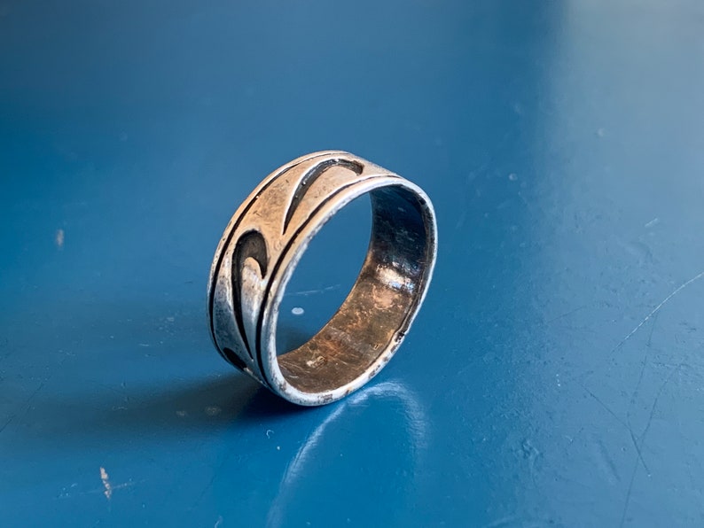 Rare Sterling Silver Nike Ring 925 Logo Vintage US 9 - Etsy