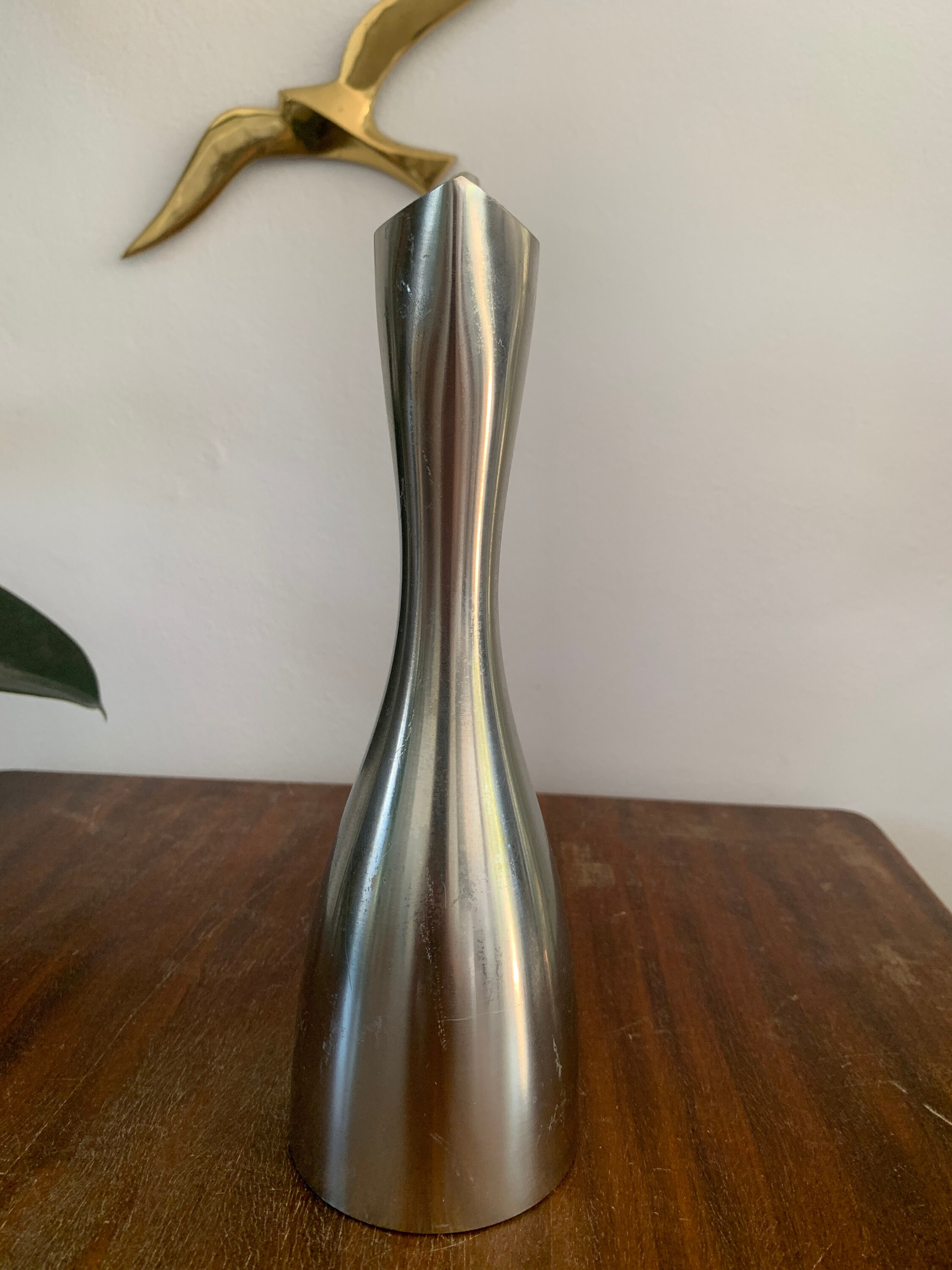 METAWA Tiel Holland Tradmark Pewter Flower Vase Artdeco Style Vintage ...