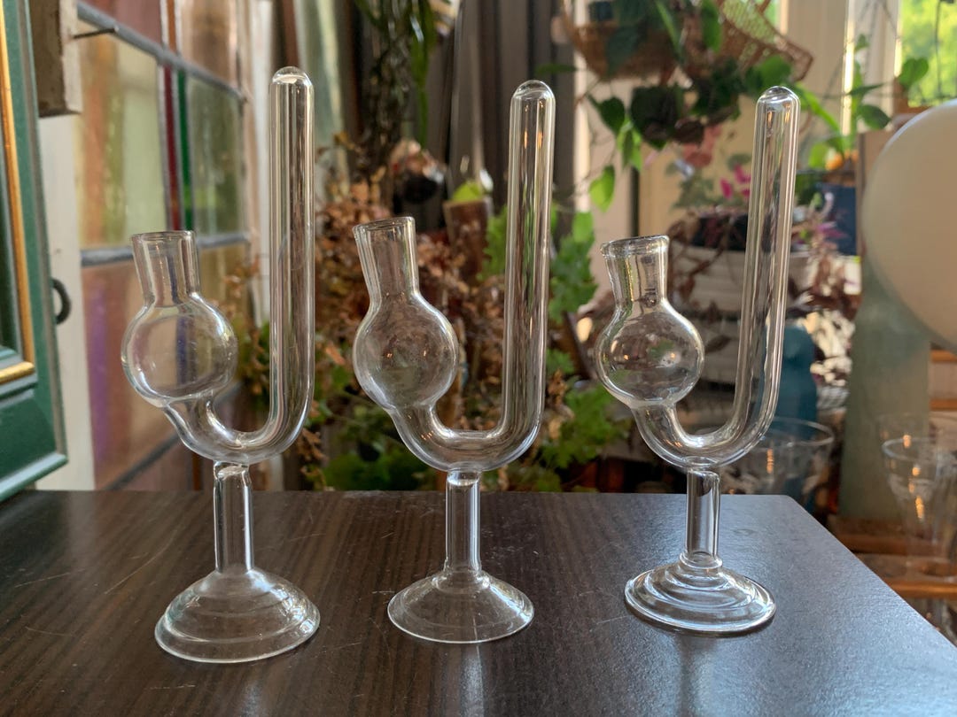Set of 3 Test Tube Glass Vase Small Labs Vintage - Etsy