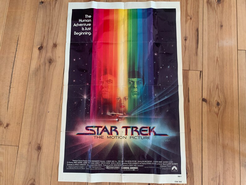 Rare Star Trek Motion Picture Poster 1979 Vintage Litho in USA - Etsy