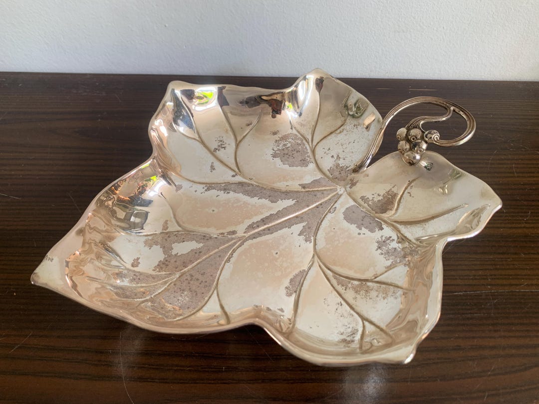 WMF Silver Plated Maple Leaf Fruits Tray Plate Vintage - Etsy