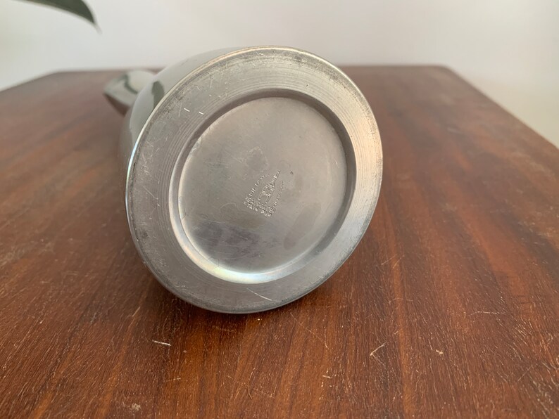 METAWA Tiel Holland Tradmark Pewter Flower Vase Artdeco Style Vintage ...